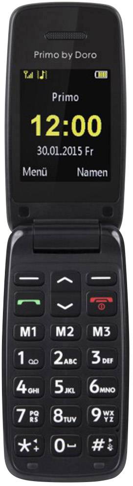 Buy Primo by DORO 401 Big button flip top mobile phone Red | Conrad ...