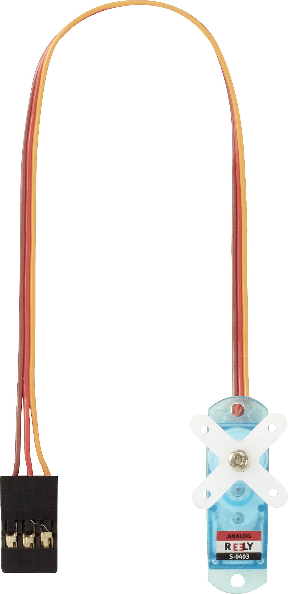 Buy Reely Micro servo S-0403 Analogue servo Gear box material: Plastic ...