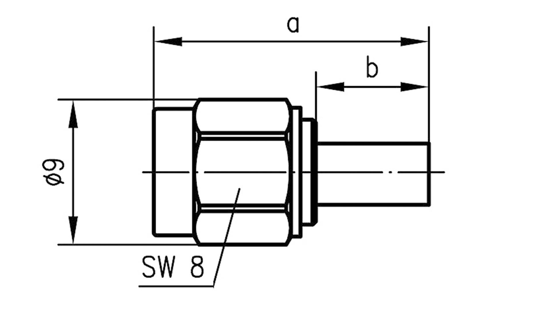 Telegärtner J01150A0021 SMA connector Plug, straight 50 Ω 1 pc(s ...
