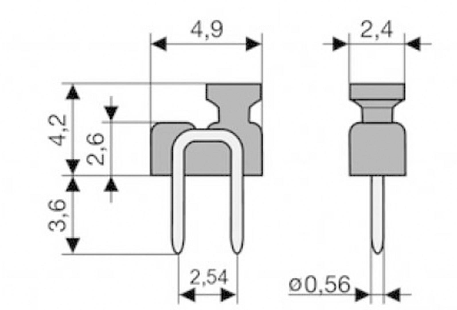 Buy W & P Products 166-10-10-1 166-10-10-1 Shorting jumper Contact ...