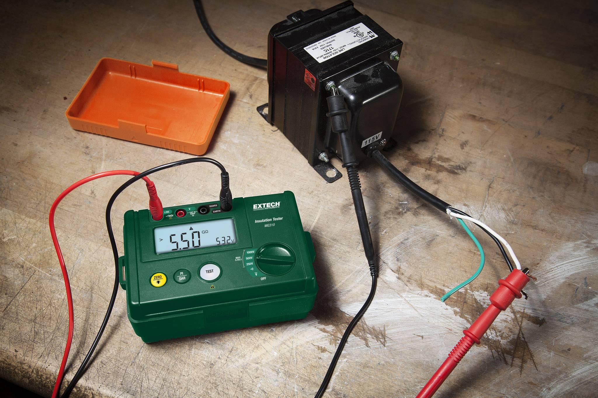 Buy Extech MG310 Insulation tester 250 V, 500 V, 1000 V 5.5 GΩ | Conrad ...