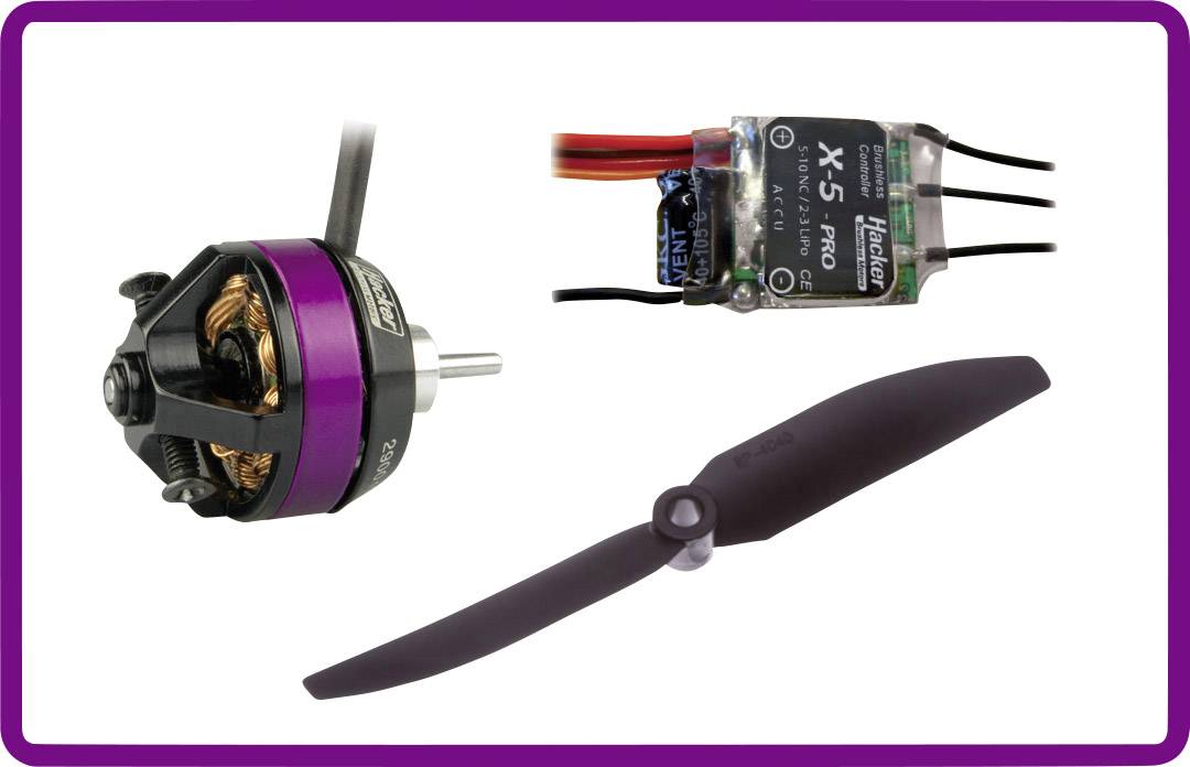 Buy Hacker SkyFighter EVO Combo - Racing Design RC model aircraft Kit ...