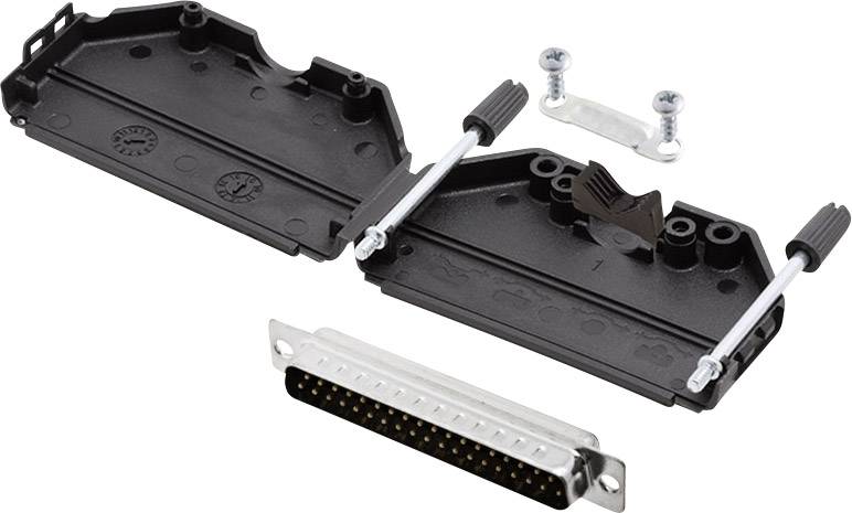 Buy encitech DPPK37-BK-DBP-K 6355-0001-04 D-SUB pin strip set 180 ° Number of pins (num): 37 ...