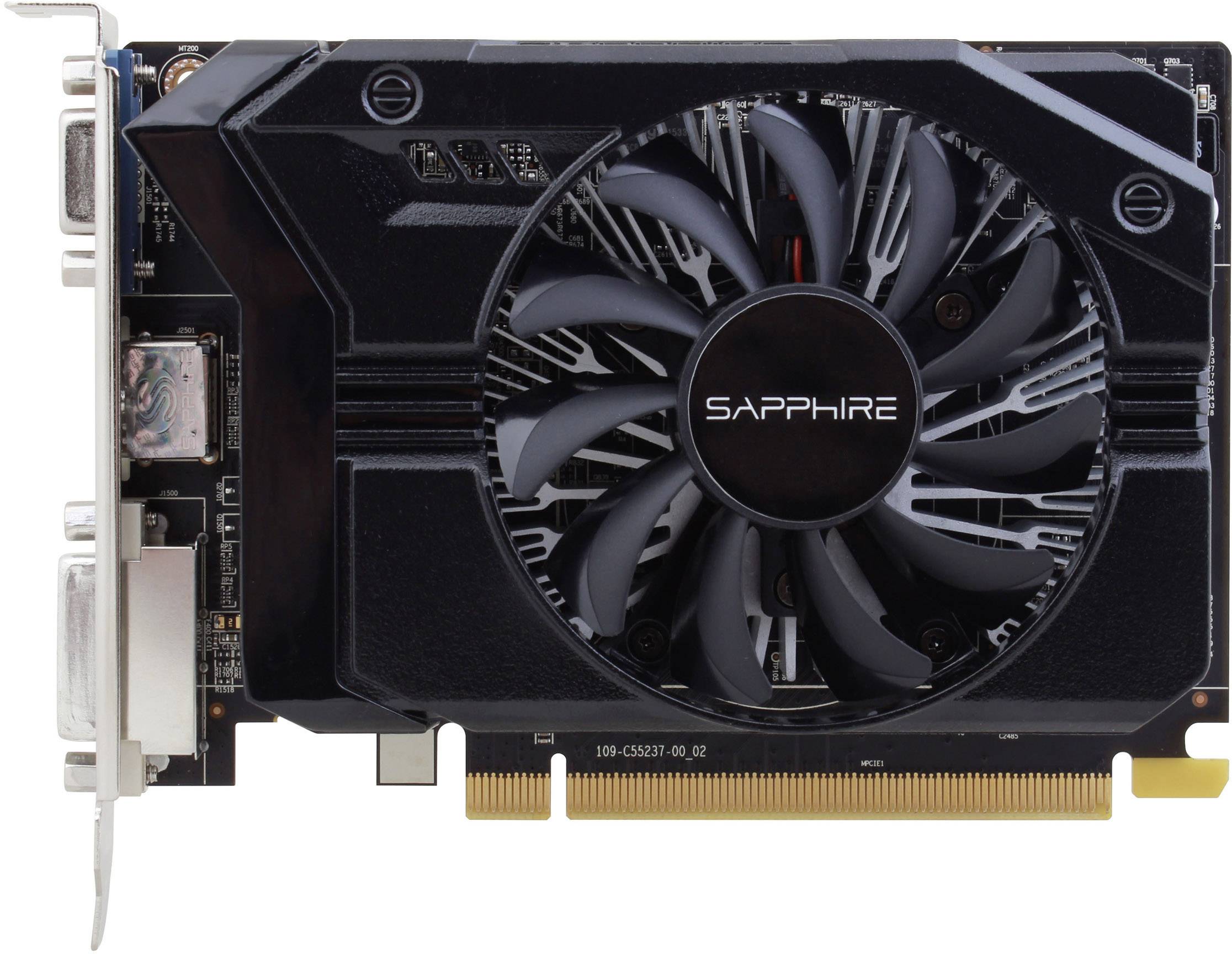 Sapphire GPU AMD Radeon R7 250 4 GB DDR3 RAM PCIe x16 DVI, VGA, HDMI ...