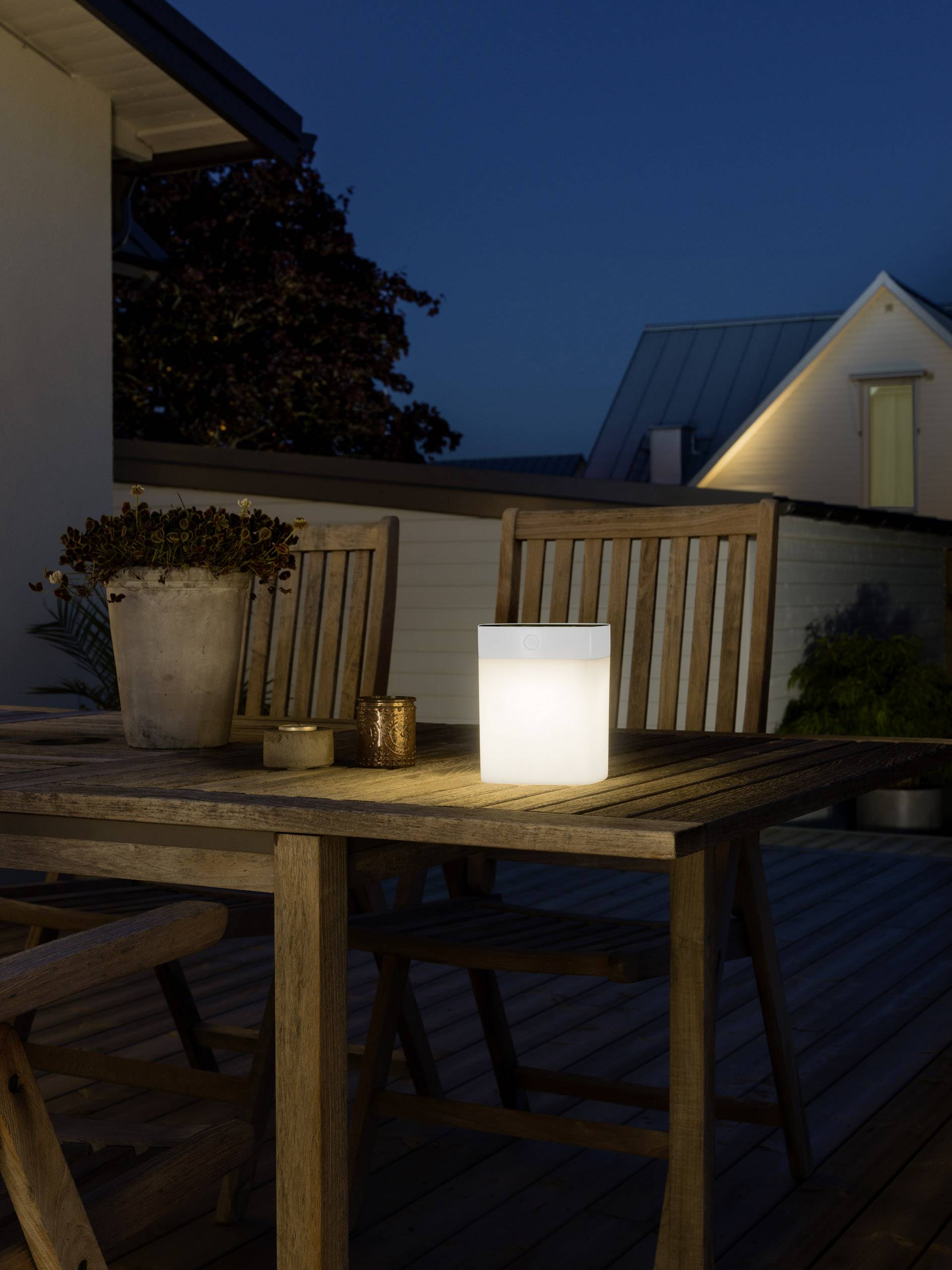 Buy Konstsmide 7806-202 Assisi Solar desk light 1 W Warm white White ...