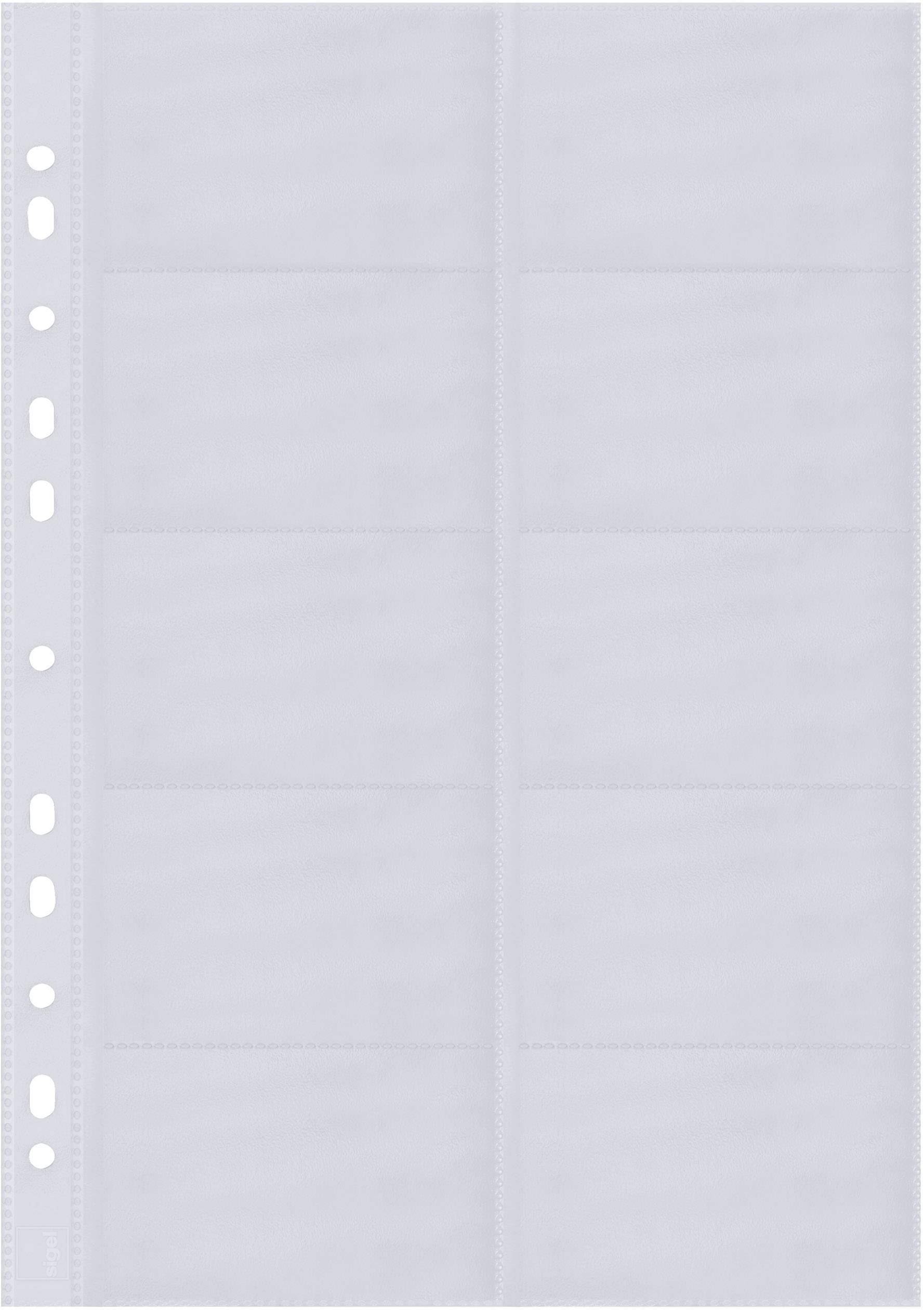 Buy Sigel Business card folder pocket VZ351 A4 No. of cards (max.):200 ...