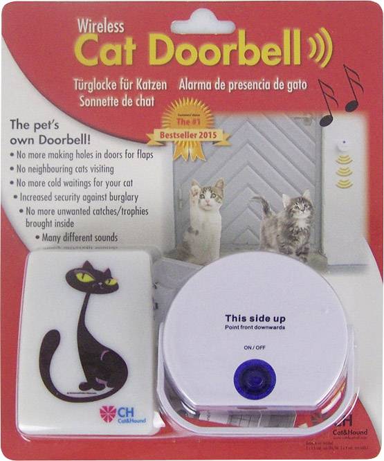 Buy Cat & Hound Cat doorbell Pet doorbell White 1 pc(s) | Conrad Electronic
