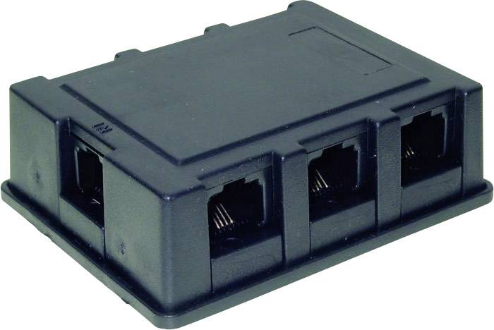 Buy Basetech Western Y adapter [1x RJ45 8p4c socket - 6x RJ45 8p4c ...