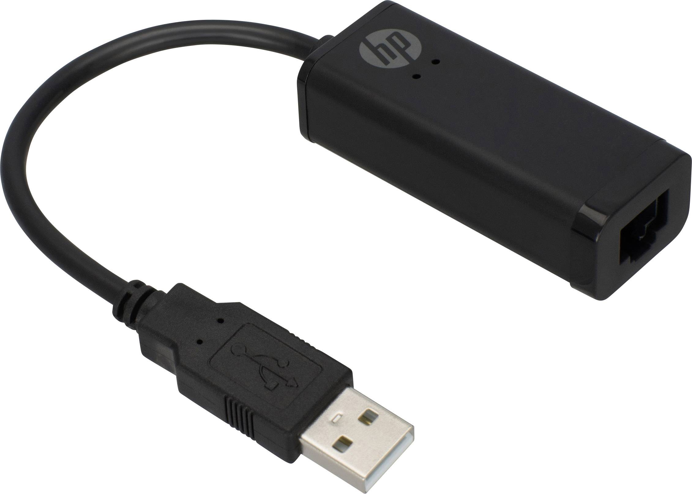 HP USB 2.0 Adapter [1x USB 2.0 connector A - 1x RJ45 8p8c socket ... HP USB 2.0 Adapter [1x USB 2.0 connector A - 1x RJ45 8p8c socket ...