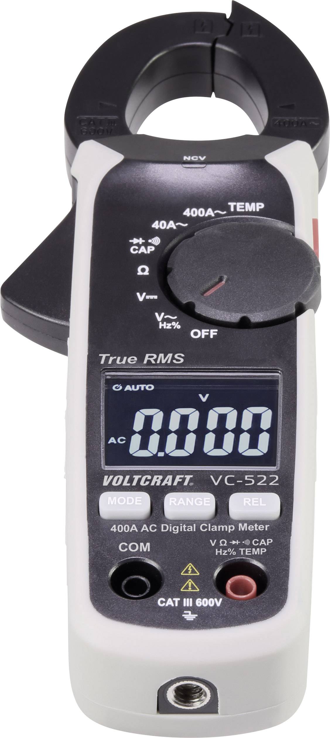 Buy VOLTCRAFT VC-522 (ISO) Clamp meter Calibrated to (ISO standards ...