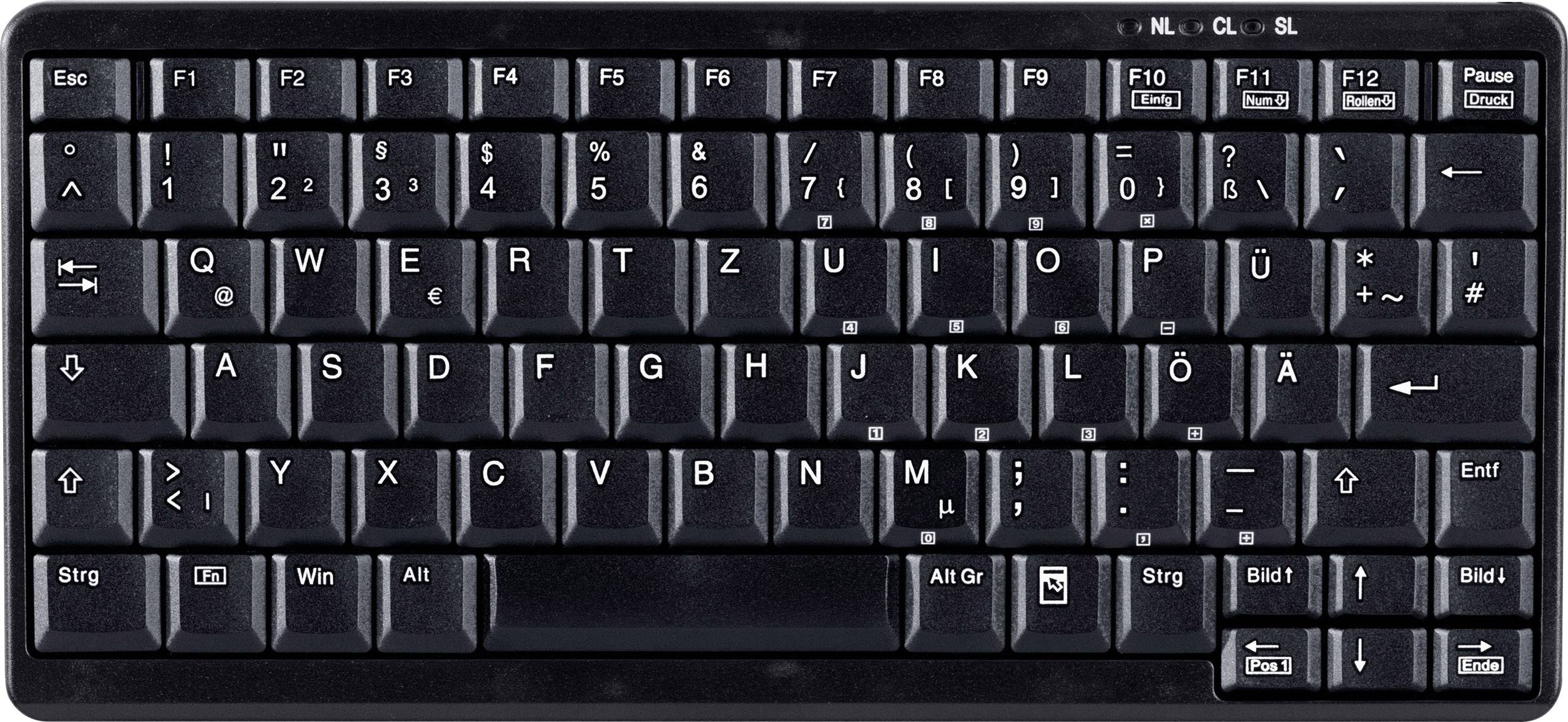 Active Key 4100 USB Keyboard German, QWERTZ, Windows® Black | Conrad.com