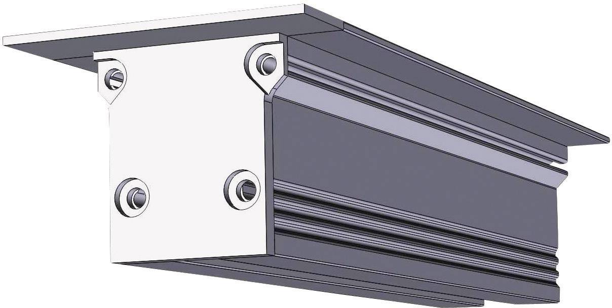 U-section rail Aluminium (L x W x H) 1000 x 25 x 35 mm Barthelme ...