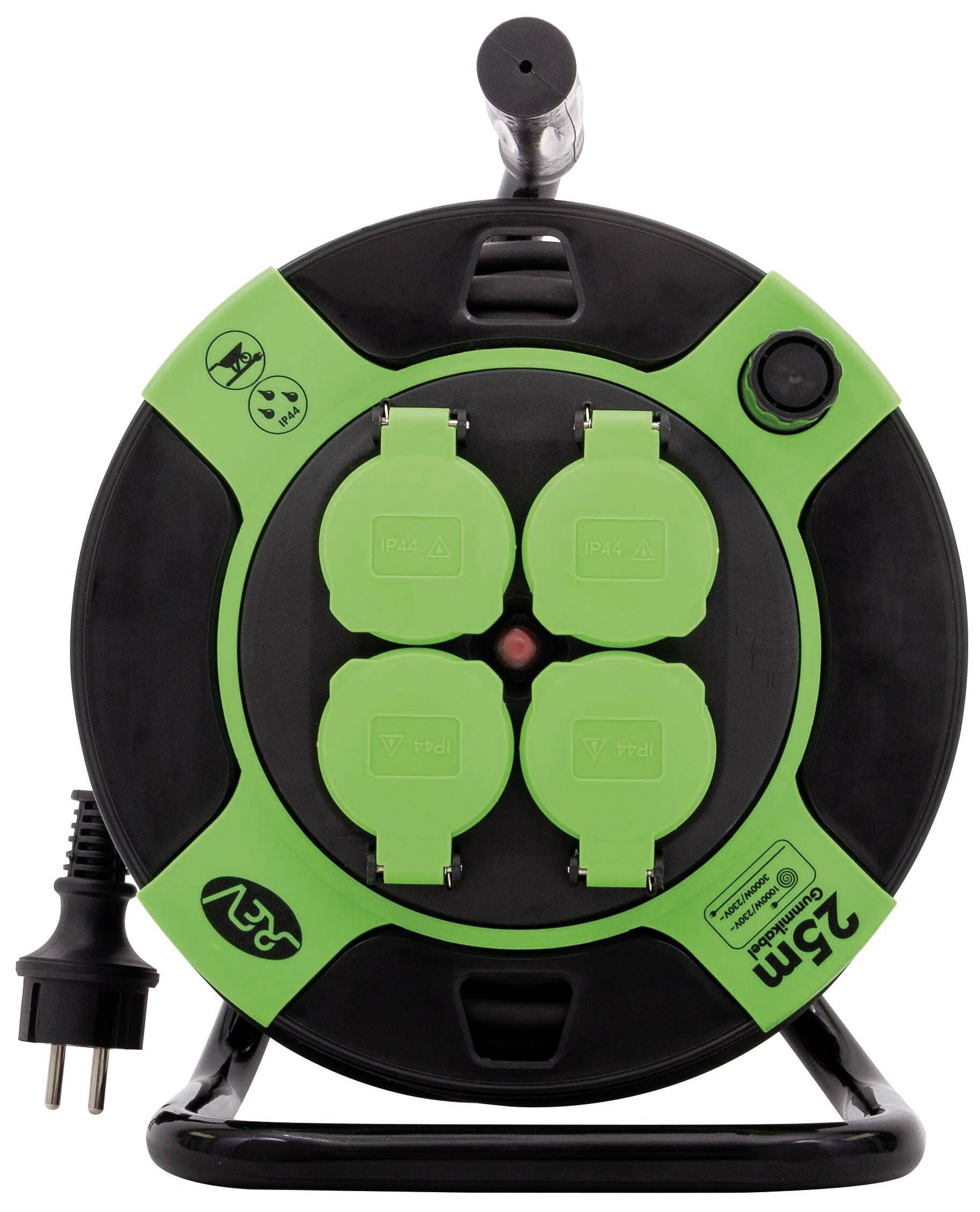 Buy REV 0010215412 Cable reel 25.00 m Black PG plug | Conrad Electronic