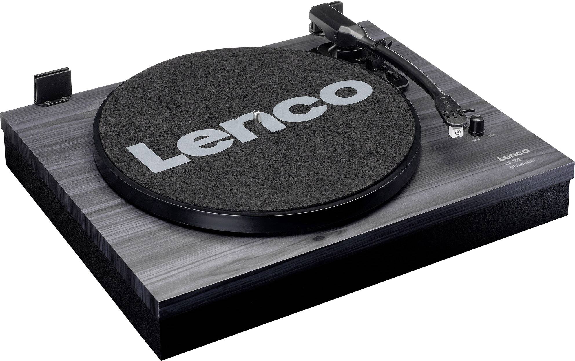 Lenco LS-300 Turntable type Belt drive Black | Conrad.com