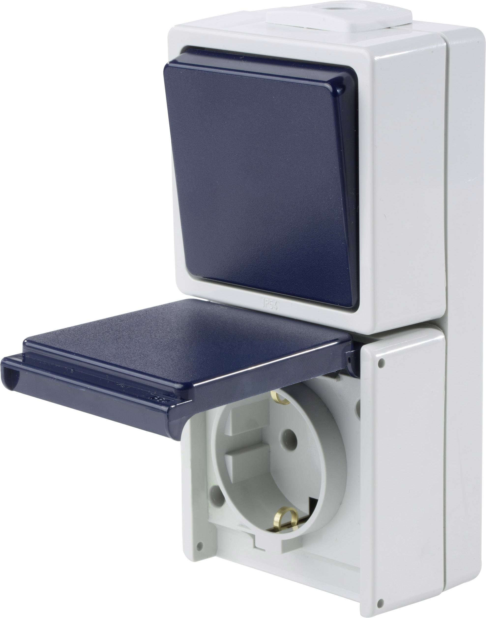 Buy AS Schwabe 62455 Surface-mount switch IP54 Grey | Conrad Electronic