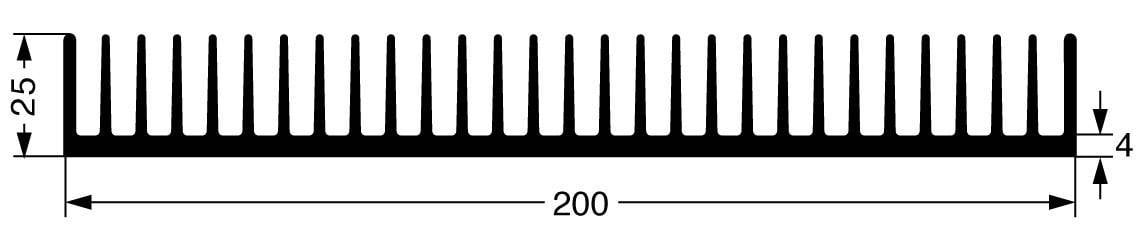 Buy Fischer Elektronik 10019979 SK 42 150 SA Fin heat sink 0.75 K/W (L ...