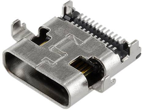 Buy USB connector Socket, horizontal mount Counter-sunk version ...