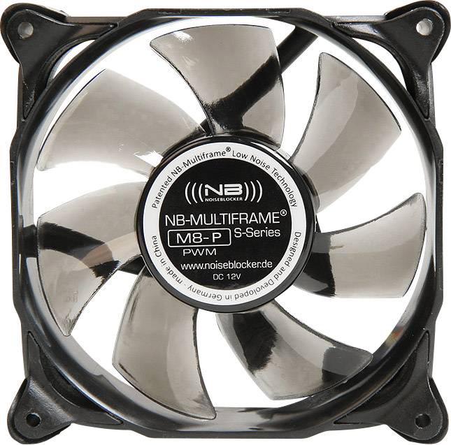Buy NoiseBlocker M8-P PC fan Black (W x H x D) 80 x 80 x 25 mm | Conrad ...