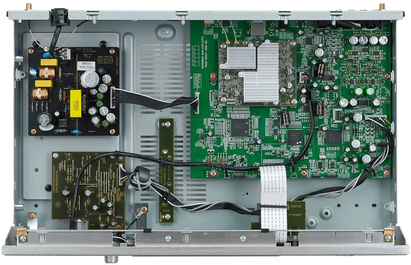 Denon DNP-800NE Network stereo receiver x Silver AirPlay, Bluetooth ...