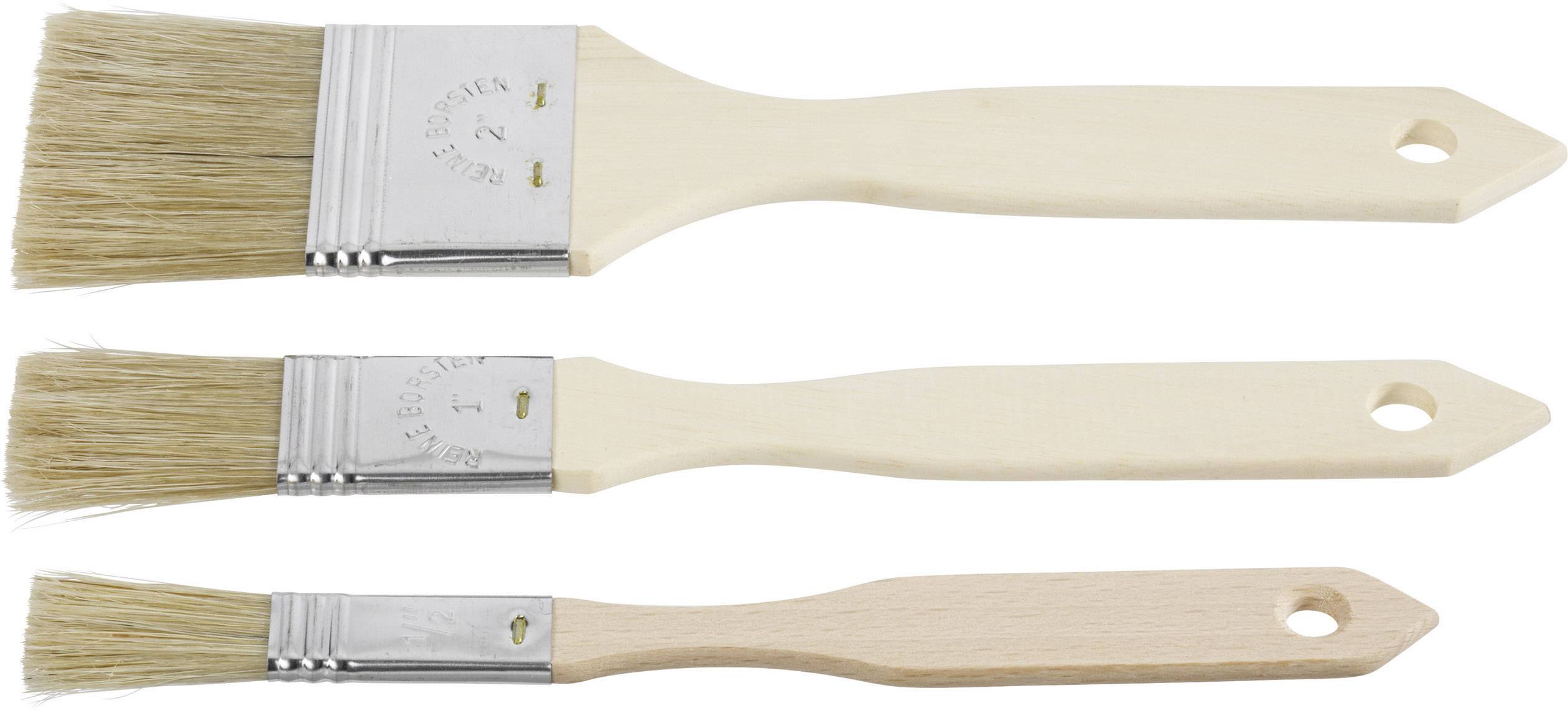 Buy ZAHN Pinsel Industrial wide brush Natural hair 3-piece | Conrad ...