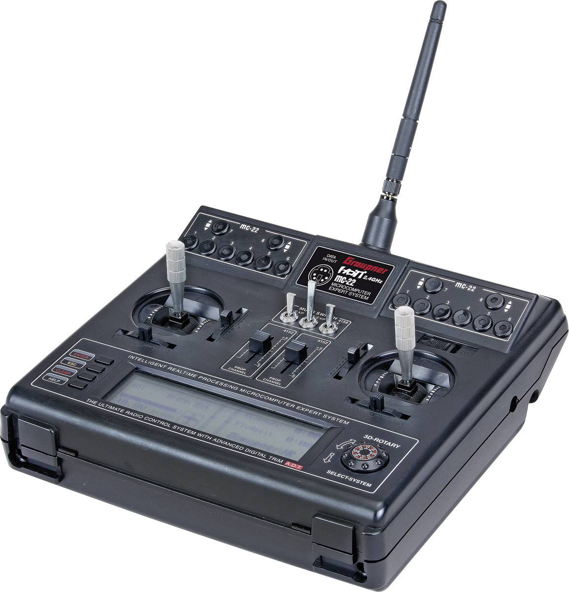 Graupner MC-22 HoTT 2.4 GHz remote control system from Conrad.com