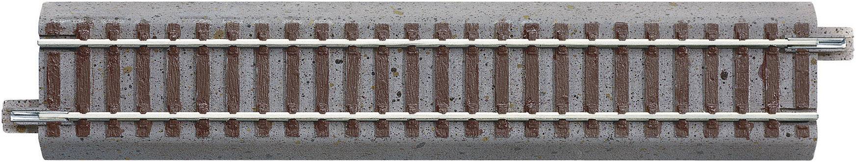 Buy H0 Roco GeoLine (incl. track bed) 61111 Straight track 185 mm 6 pc ...