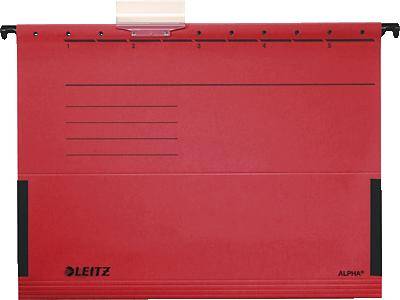 Buy Leitz Suspension binder Alpha A4 Red 5 pcs/pack 19863025 5 pc(s ...