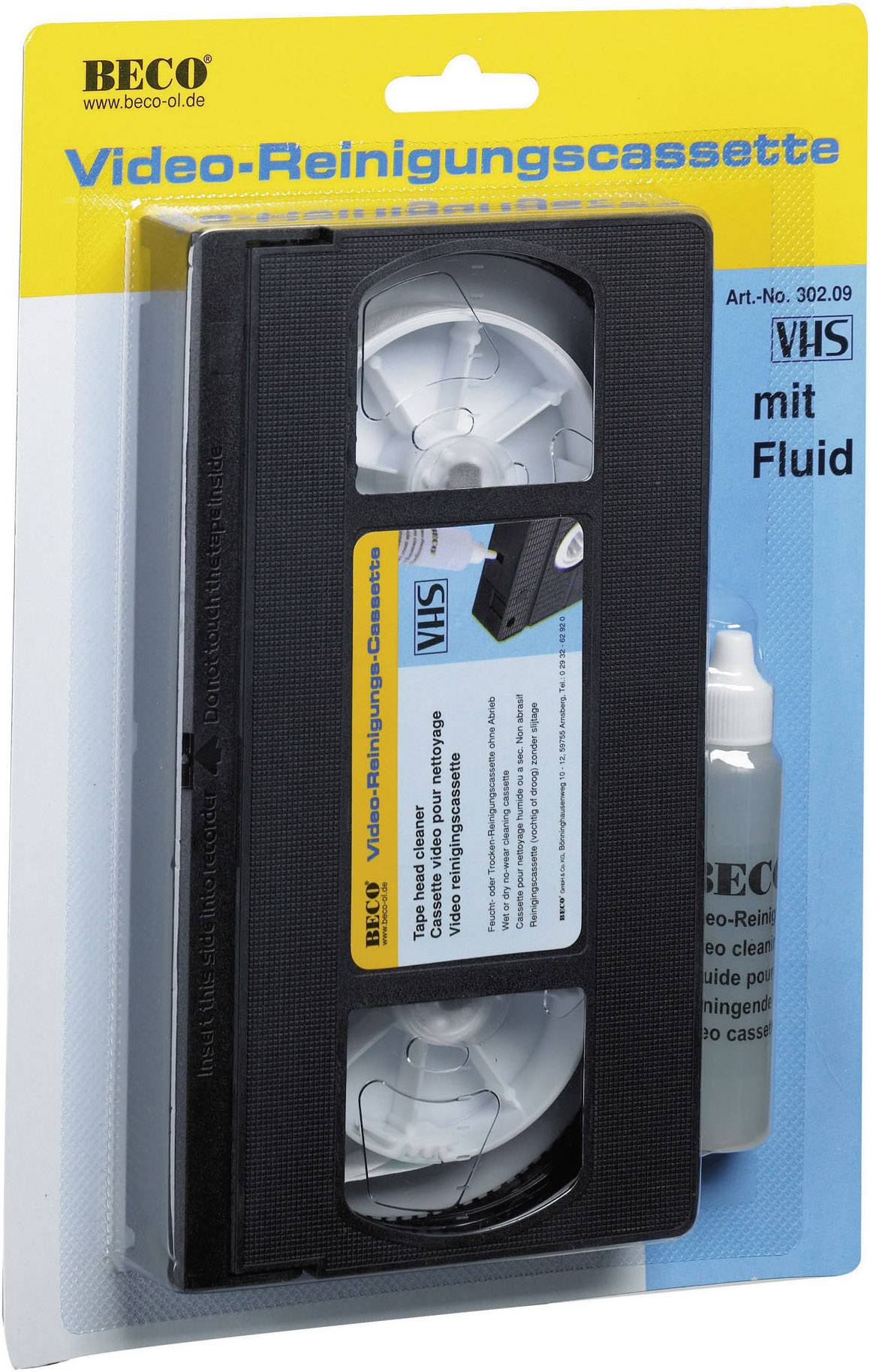 Vivanco VHSC09 / 15509 VHS cleaning cassette | Conrad.com