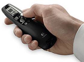 Buy Logitech R700 Presenter incl. laser pointer, built-in display ...