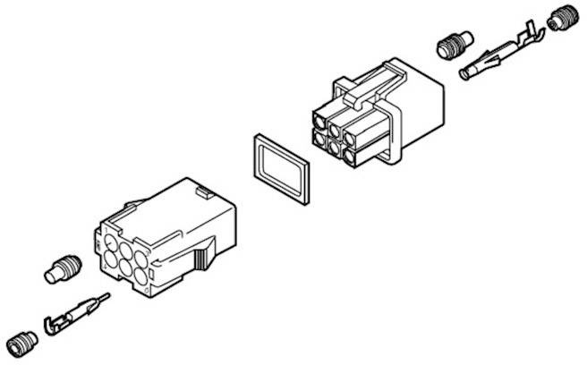 Buy Blind plugs Mini-Universal MATE-N-LOK 794995-1 TE Connectivity ...