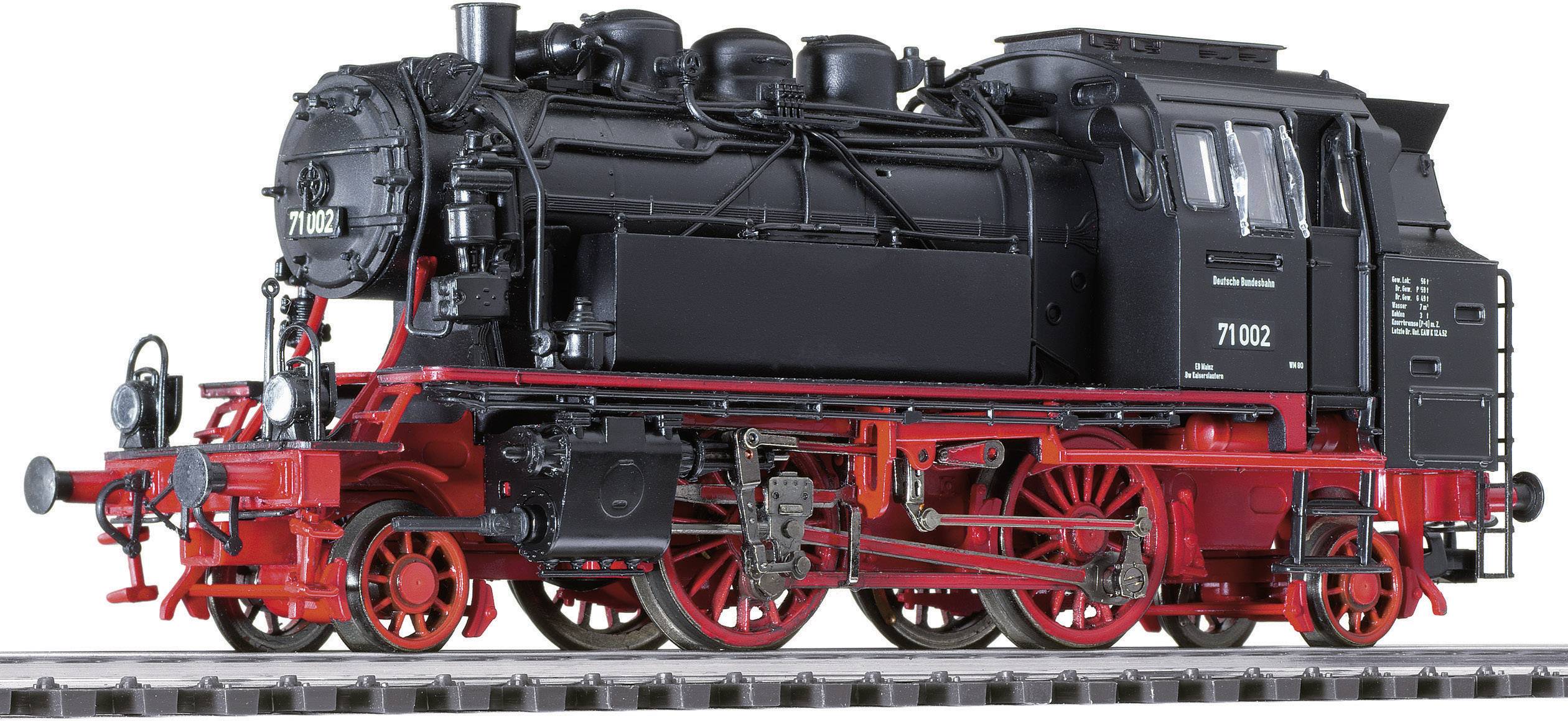 Liliput L 131174 H0 Deutsche Bahn steam locomotive BR 71 002 DC from ...