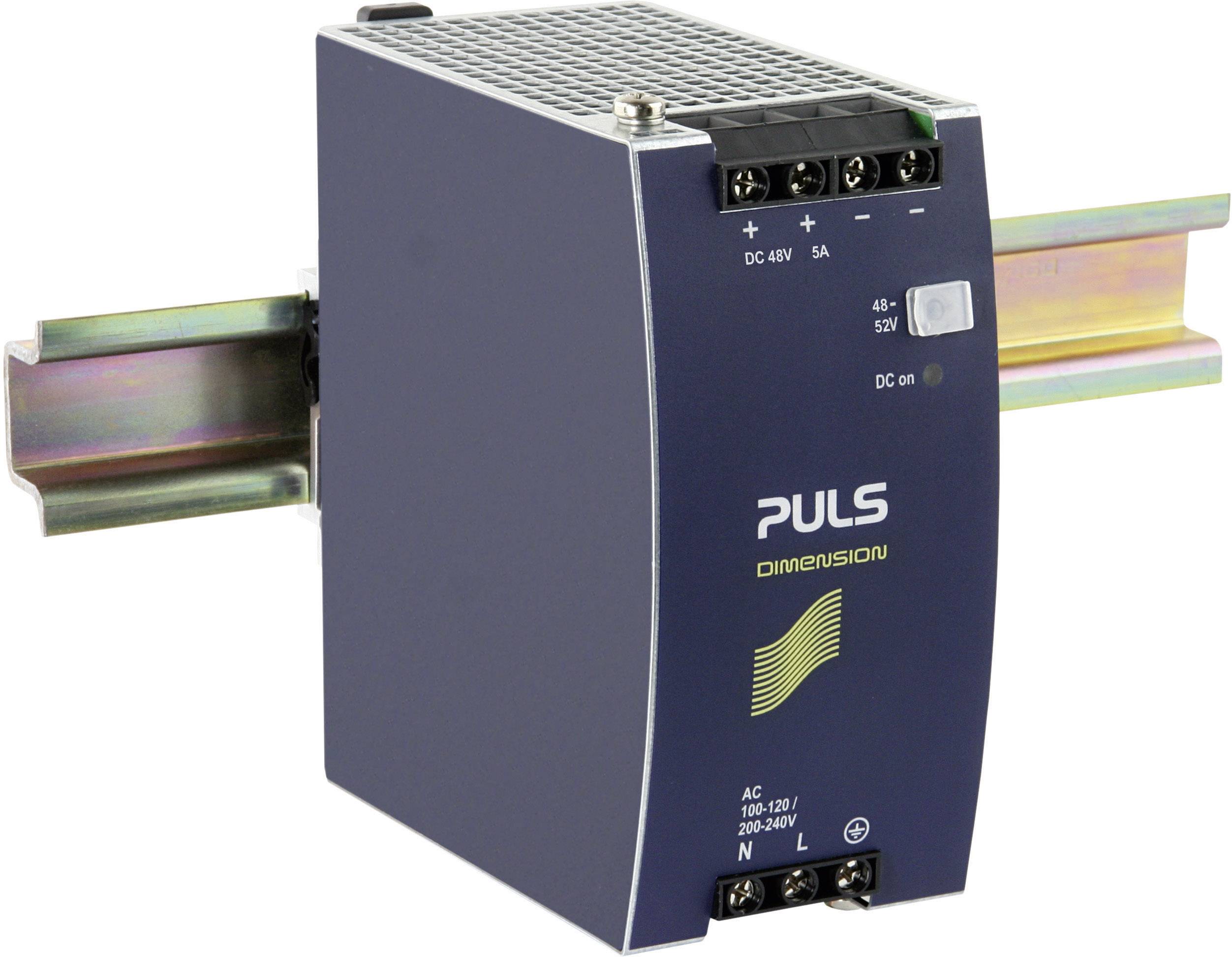 PULS DIMENSION CS10.481 Rail mounted PSU (DIN) 48 Vdc 5 A 240 W 1 x ...
