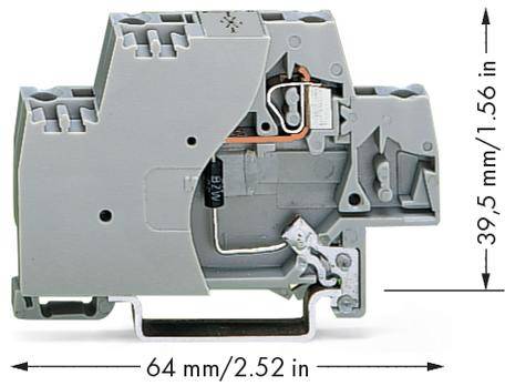 Buy WAGO 280-502/281-589 Terminal 10 mm Pull spring Configuration: L ...