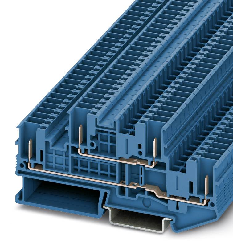 Double-level terminal block STTB 2,5/4P BU 3061512 Phoenix Contact ...