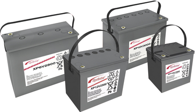 Buy GNB Sprinter P12V875 NAPW120875HP0MC VRLA 12 V 41 Ah AGM (W x H x D ...