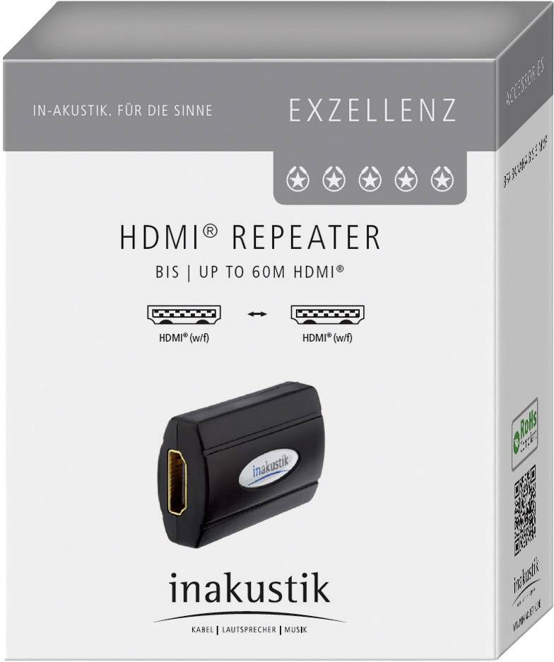 Inakustik Répéteur HDMI Exzellenz HDMI™ Extension via data cable 60 m ...