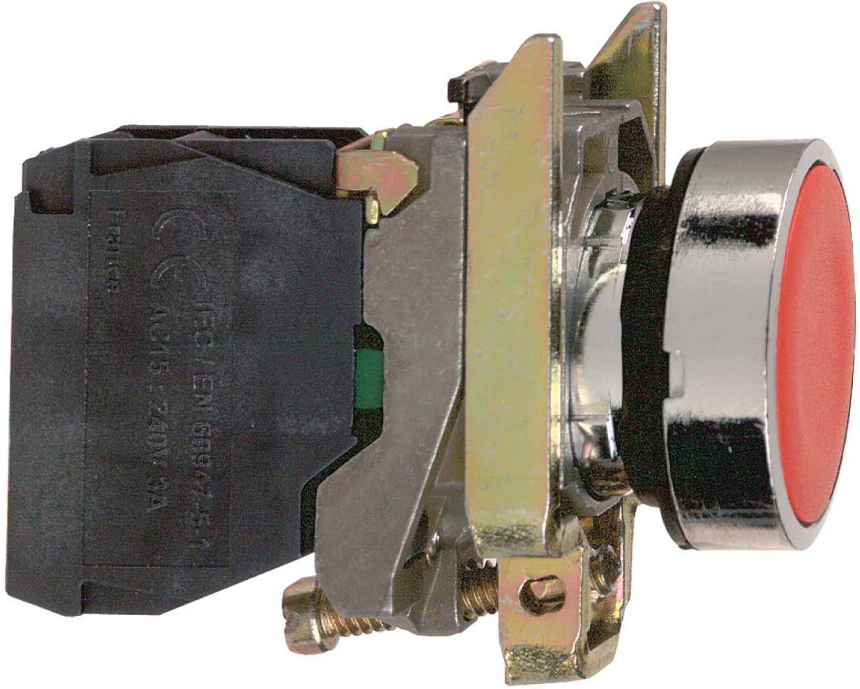 Buy Schneider Electric XB4BA42 Harmony XB4BA42 Pushbutton Planar 1 ...