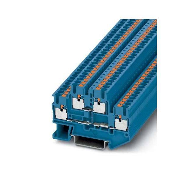 Buy Phoenix Contact 3210570 PTTB 2,5 BU Push-In Double Level Terminal ...