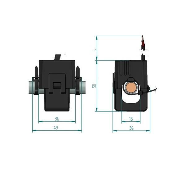 Buy Celsa TC 18 200 / 1A 0.2VA Kl. 1 Single phase current transformer ...