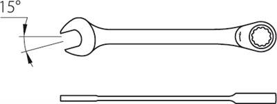 Buy Gedore 7 R 24 Ratcheting crowfoot wrench 2297205 24 mm | Conrad ...