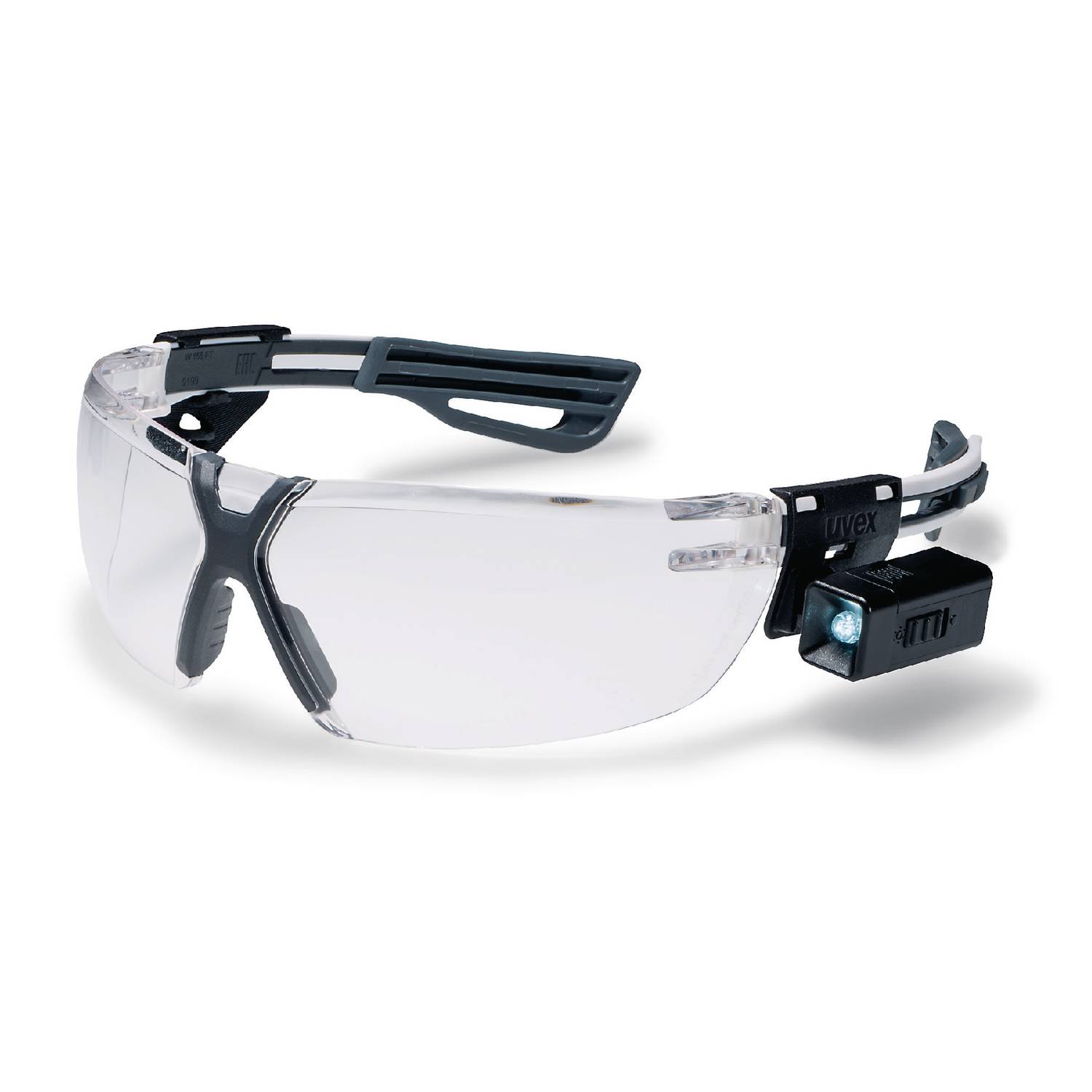 Uvex X Fit Pro 9199 9199005 Safety Glasses Uv Protection White Anthracite Din En 166