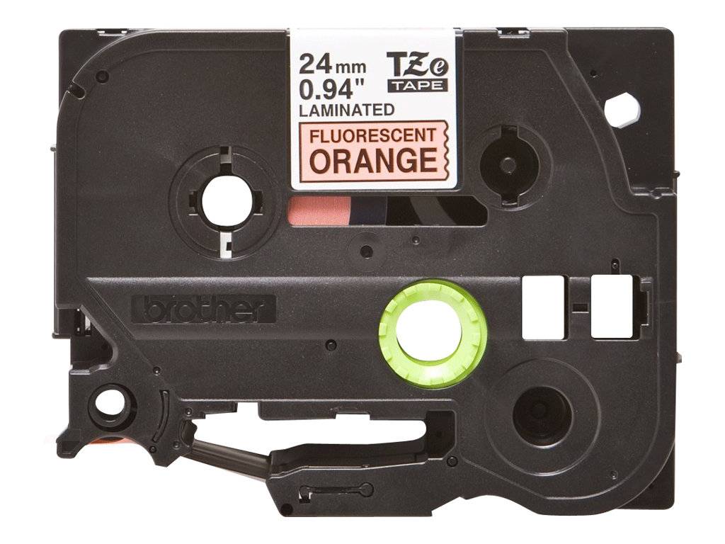 Brother Tze B51 Labelling Tape Hi Vis Tape Colour Signal Orange Font Colour Black 24 Mm 5 M