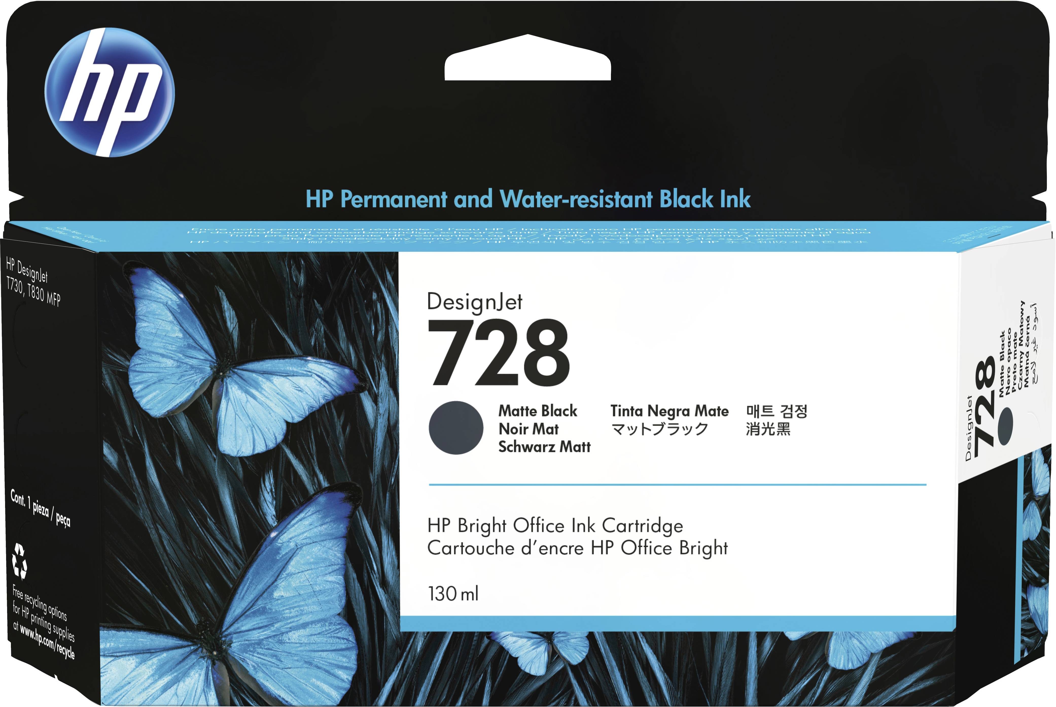 HP Ink cartridge 728 Original Single Matt black 3WX25A | Conrad.com