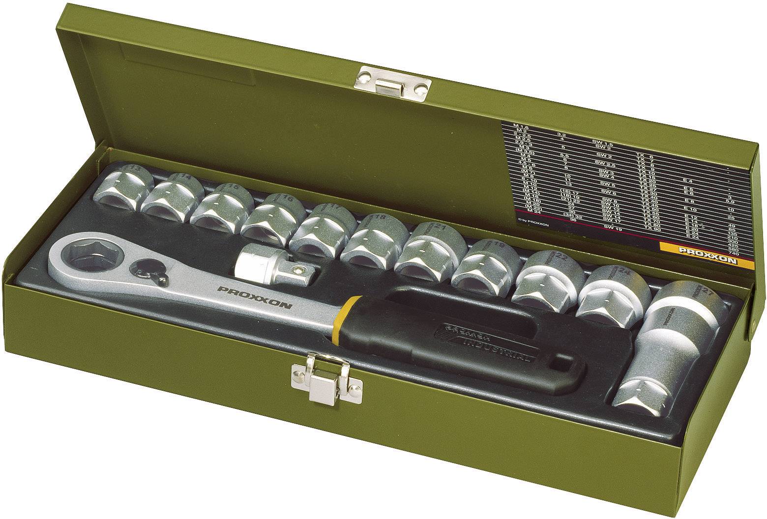 Buy Proxxon Industrial Bit set Metric 1/2" (12.5 mm) 14-piece 23604 ...