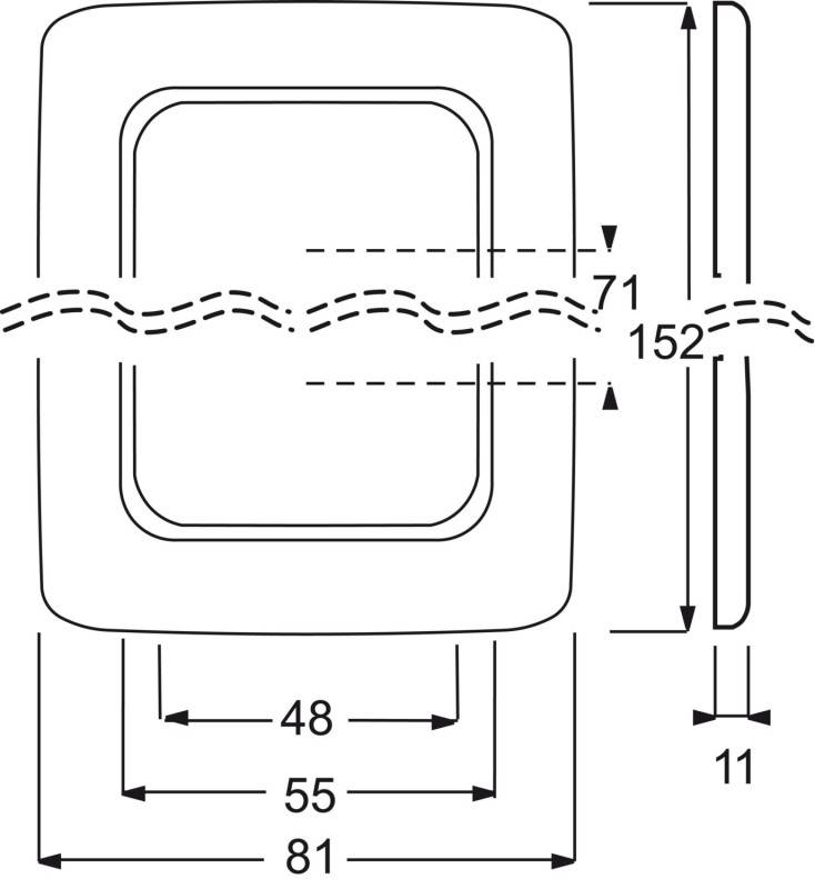 Buy Busch-Jaeger Bracket Reflex SI, Reflex SI Linear Pure white (RAL ...