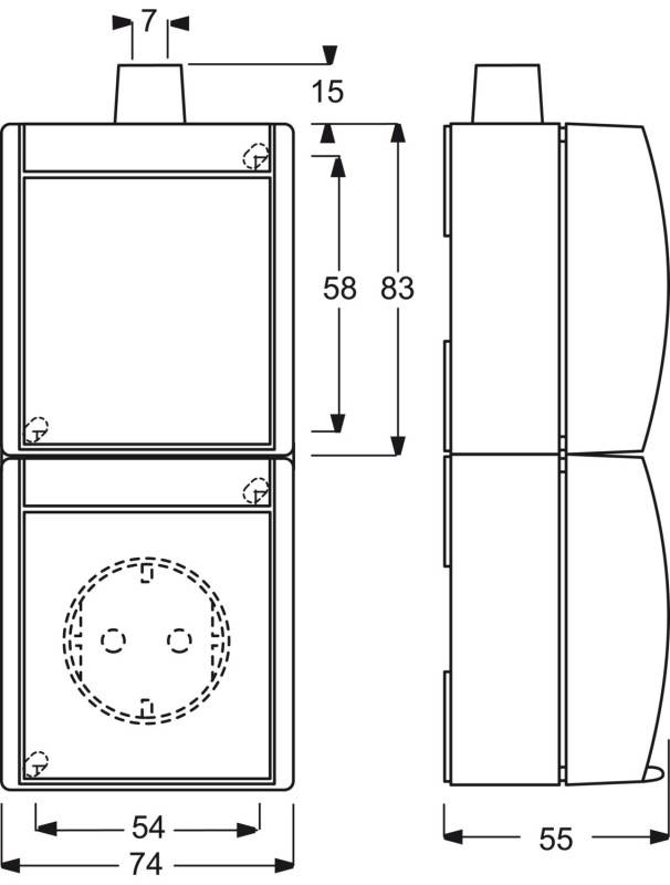 Buy Busch-Jaeger 2601/5/20 EW-53-503 Wet room switch product range ...
