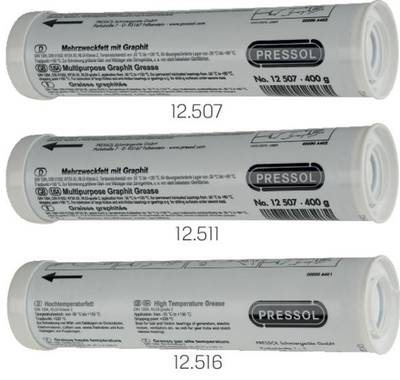 NLGI 2 Grease cartridge-400 g high-temperature grease NLGI 2 1 pc(s ...