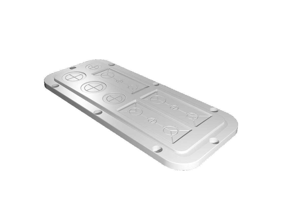 Buy Rittal AX 2562.200 Flange (L x W) 149 mm x 339 mm Plastic Grey 1 pc ...