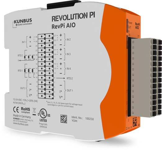 Buy Revolution Pi by Kunbus RevPi AIO PR100250 PLC add-on module 24 V ...