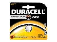Buy Duracell Button cell CR 2430 3 V 1 pc(s) 285 mAh Lithium CR 2430 ...